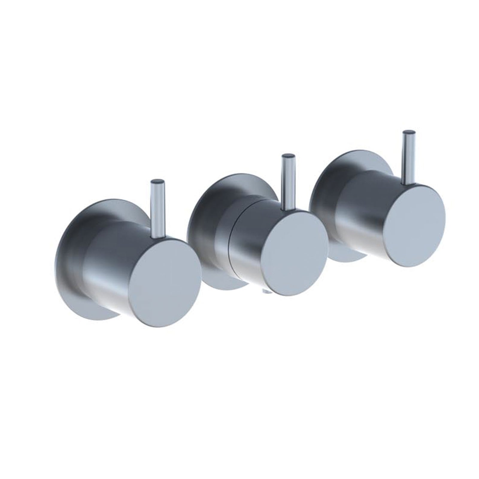 VOLA Finishing set for 5400 bath/shower thermostat with 2 free outlets