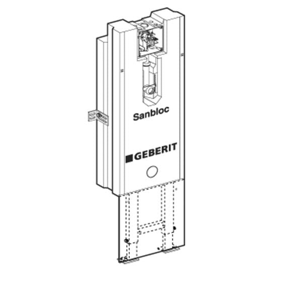 Geberit Parts Sanbloc element for urinal Year of construction 1998-201