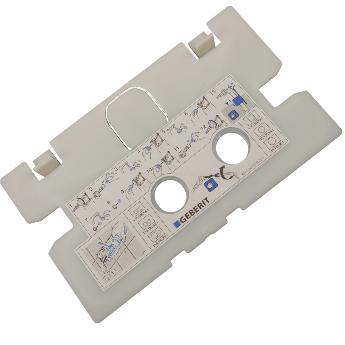 Geberit Beschermplaat Delta (UP100) Artikelnummer 241.343.00.1