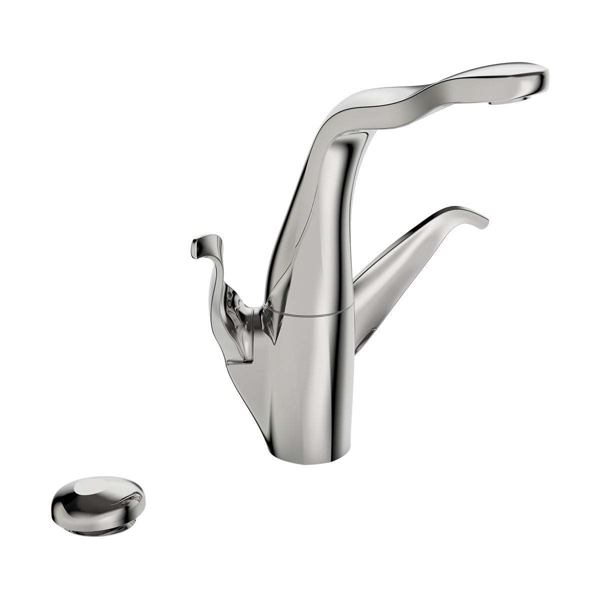Hansa ALESSI Swan by HANSA electronic kitchen mixer tap with press pad
