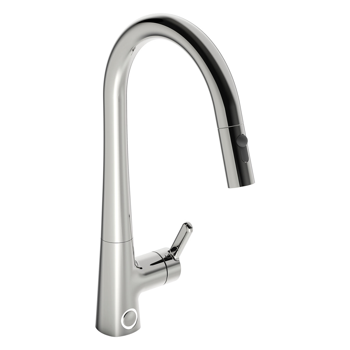Hansa Hansadesigno-Style 1-handle kitchen faucet with high swivel spou ...