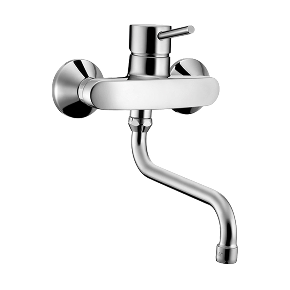 Hansa Hansavantis 1-handle kitchen wall mixer tap, 15cm centre distanc ...