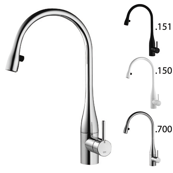 Kwc Parts Eve Kitchen Faucet 1-Handle 225Mm with Pull-Out Aerator Arti