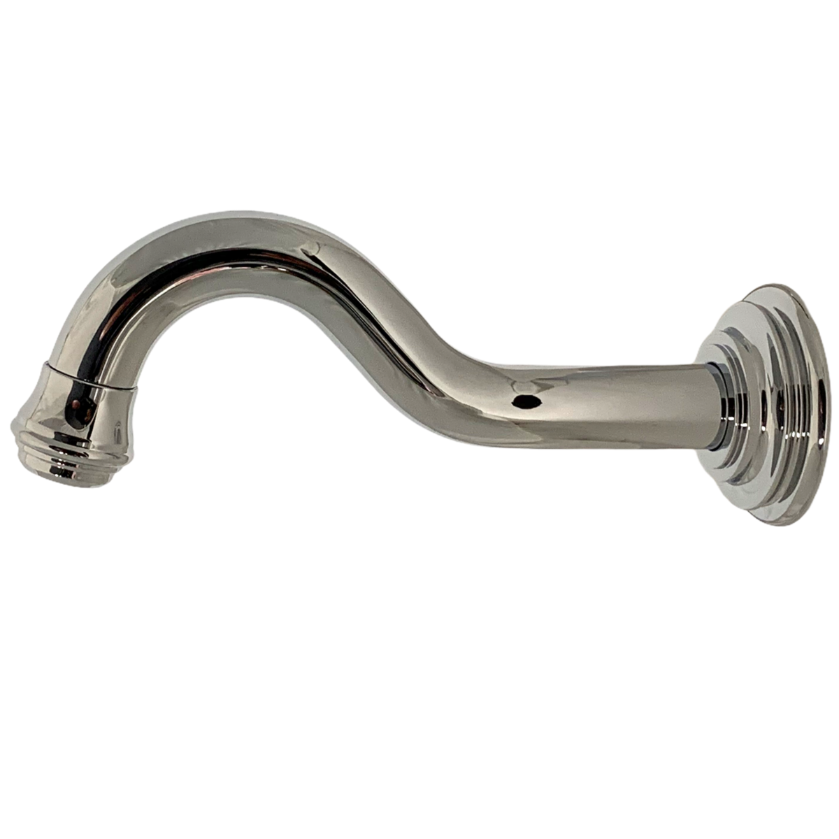 Zazzeri Kent wall spout 1/2" projection 193mm net rosette Chrome ...