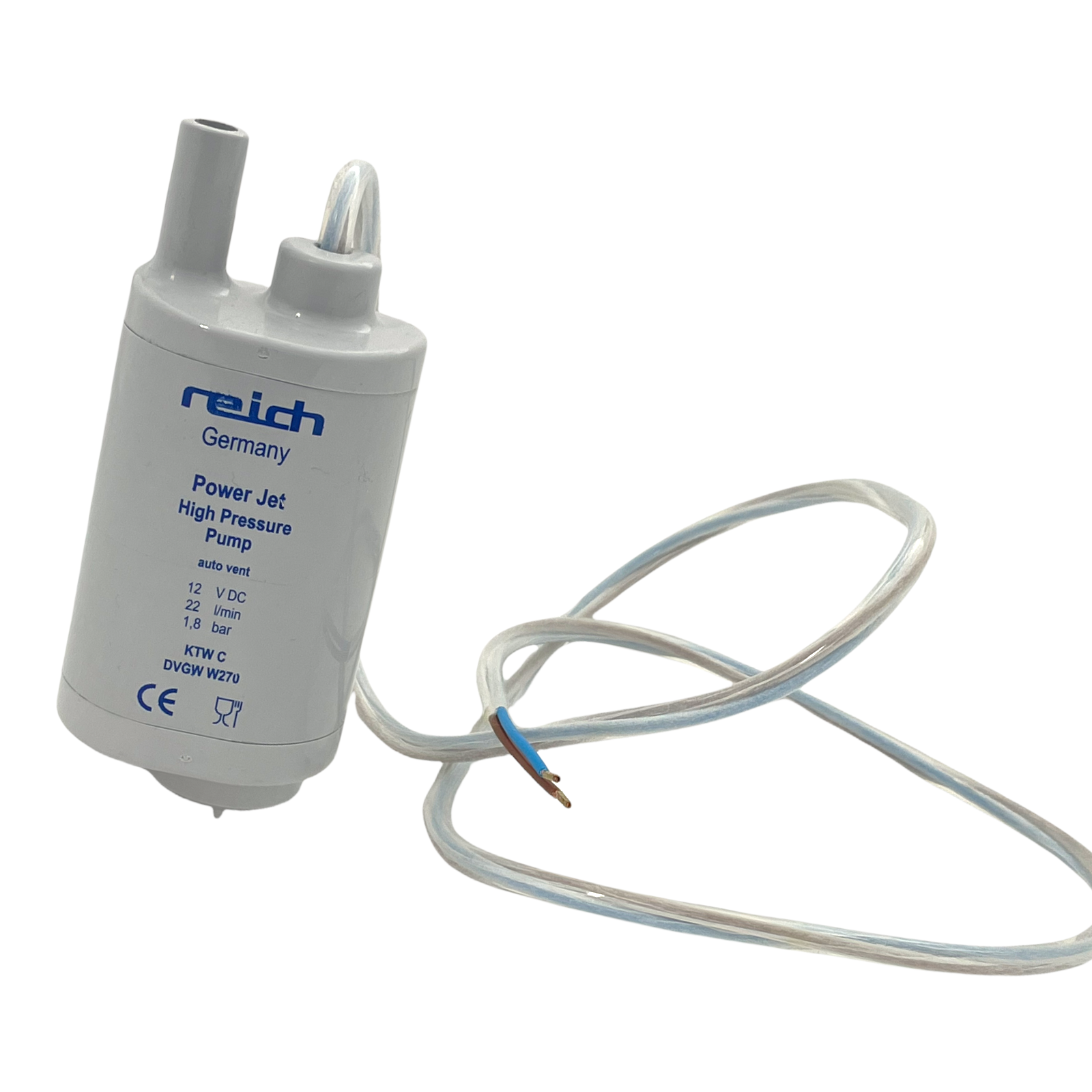Reich Submersible pump PowerJet 22L 12 volt for caravan, camper or boa