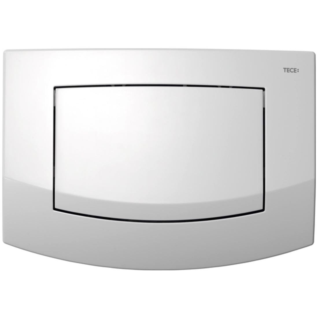 TECE Ambia toilet control panel for single-flush technology, white